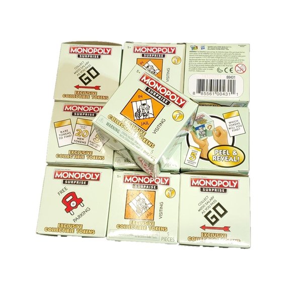 Hasbro | Toys | Monopoly Surprise Collectible Tokens Surprise Unboxing ...